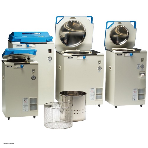 Autoclaaf vloermodel, serie HV- 25, 50, 85 of 110 liter, HMC